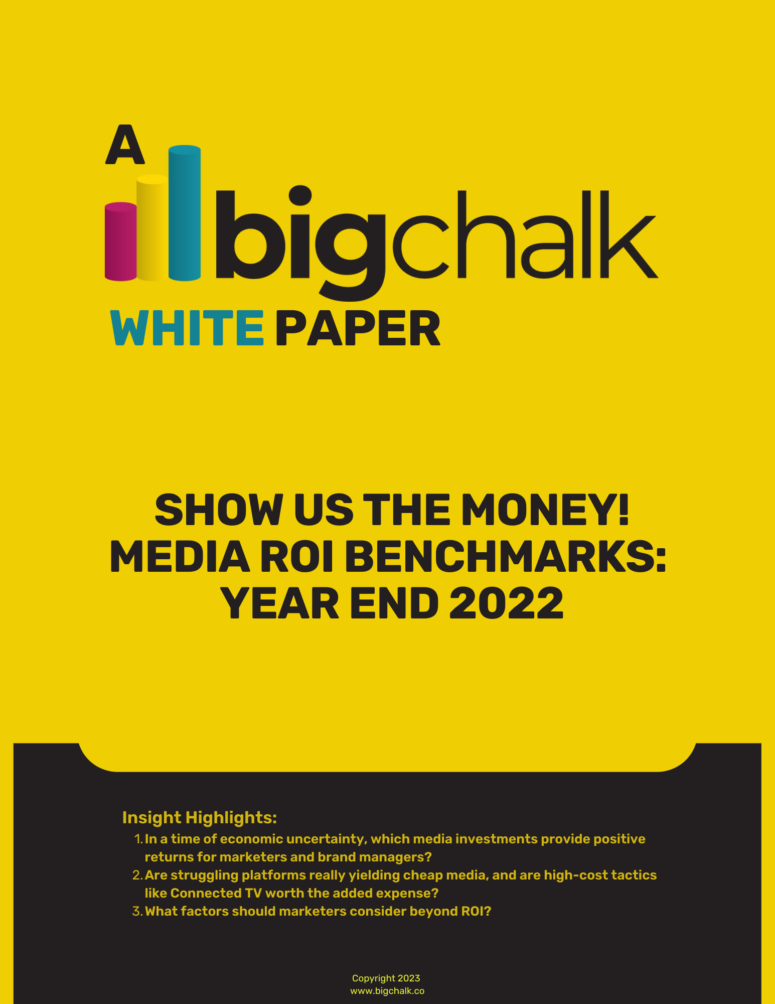A Big Chalk Media ROI Report